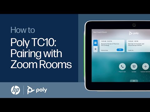 Poly TC10: Pairing with Zoom Rooms | HP Support