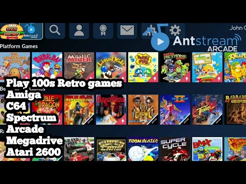 Antstream Arcade! Free retro gaming! Play Amiga, C64, Spectrum, Arcade and many more titles!