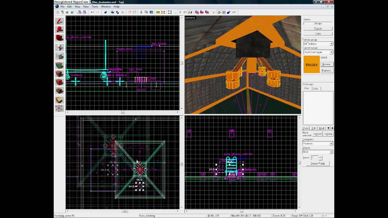 SDK Source Tutorial:12 Make Dustmotes,Fade,Rotating,Filter_activator_name