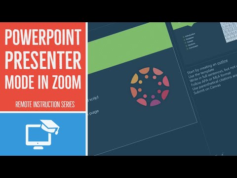 PowerPoint Presenter Mode in Zoom (Remote Instruction Series)