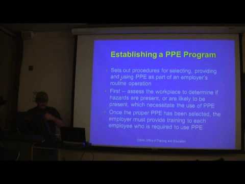 OSHA - PERSONAL PROTECTIVE EQUIPMENT PART 1 -- OSHA3.0.0.wmv