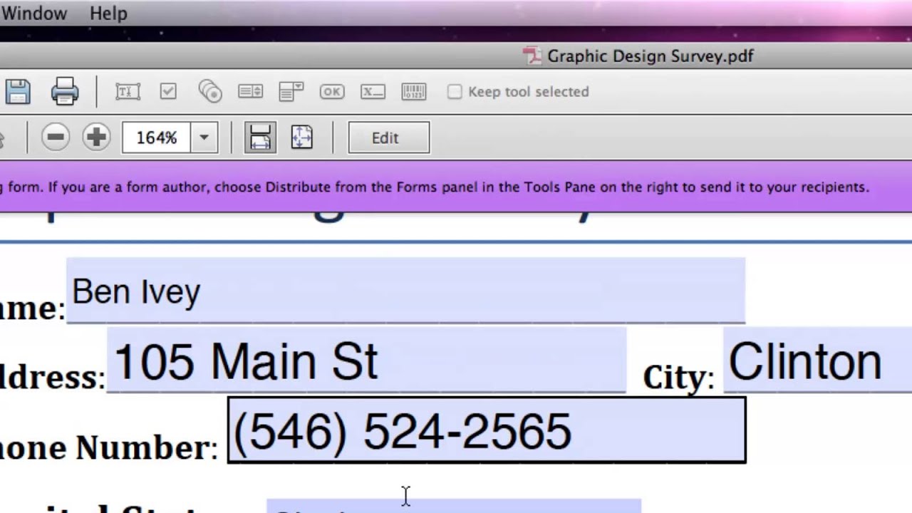 Creating an Interactive PDF (Grad Graphic Design II)