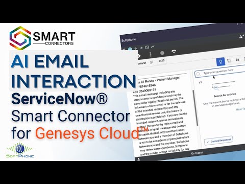 AI-Powered Email Interaction with Genesys™ Agent Copilot: ServiceNow® Smart Connector Use Case