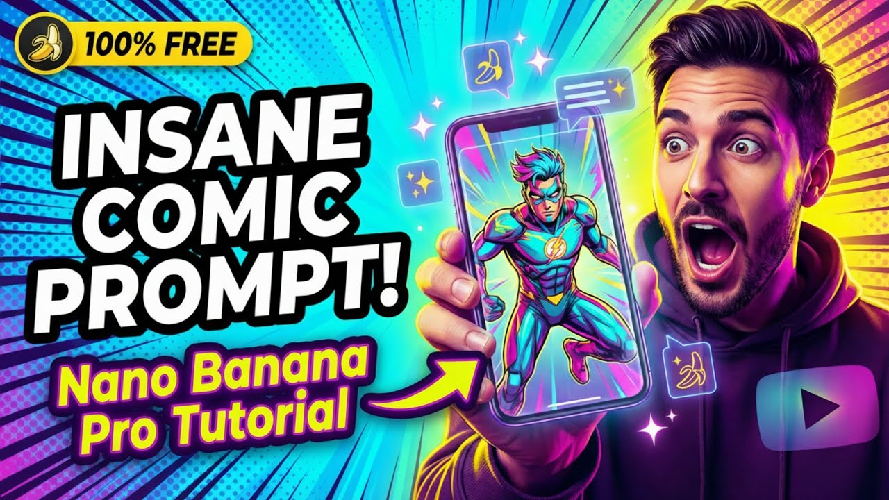 Create a Comic in Minutes! The Nano Banana Pro Prompt You MUST Try!