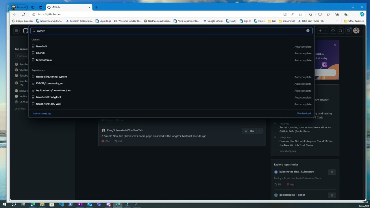 Collaborating with others in Git