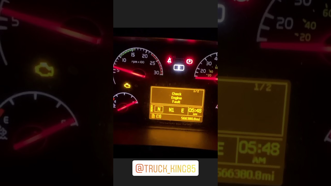 Check engine codes Volvo semi