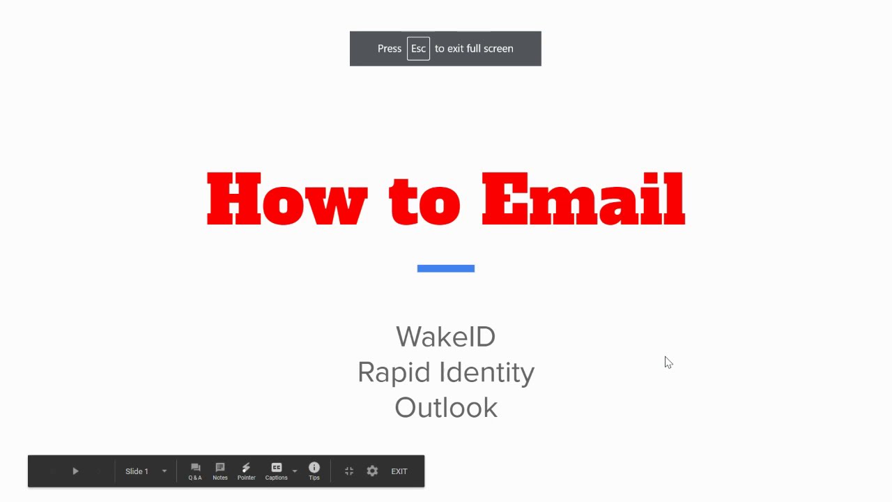 How to Email