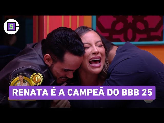 BBB 25: Renata é a primeira campeã que passou pela Casa de Vidro