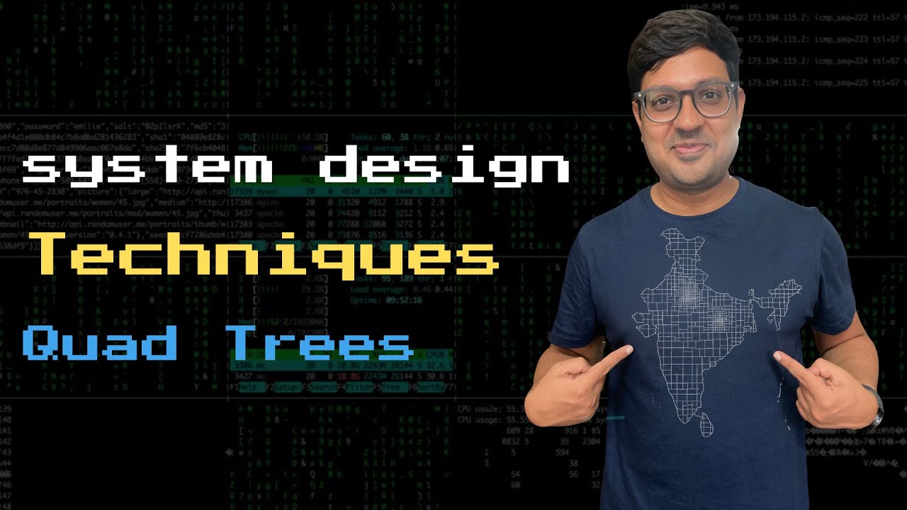 Quad Trees - Spatial Decomposition Basics, Structure, Operations, Time complexity | System Design