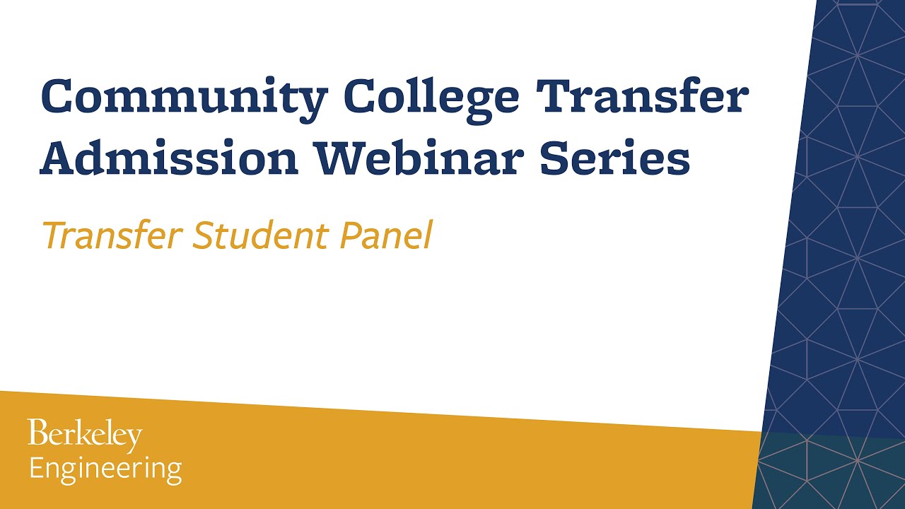 Engineering Transfer Student Panel