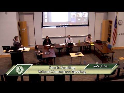 North Reading School Committee Meeting 9/13/21
