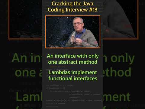 What is a functional interface? - Cracking the Java Coding Interview