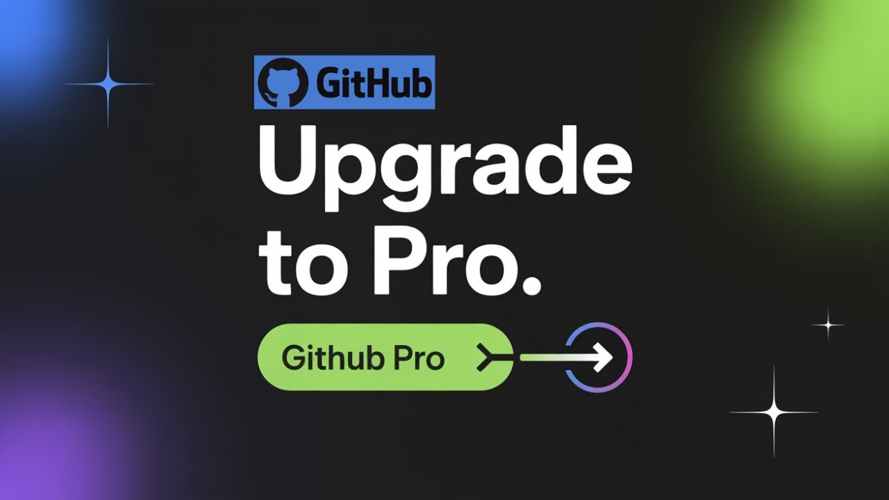 How to Upgrade to GitHub Pro | Complete Step-by-Step Guide for Beginners