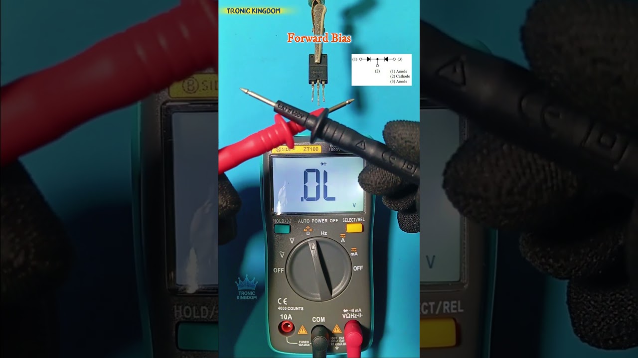 How to Test EN210A TV Diode with a Multimeter ⚡ Easy 3-Pin Diode Check