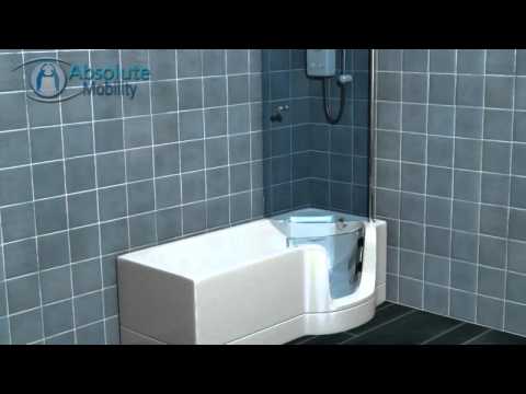 The Valens Walk in Shower Bath Product from Absolute Mobility