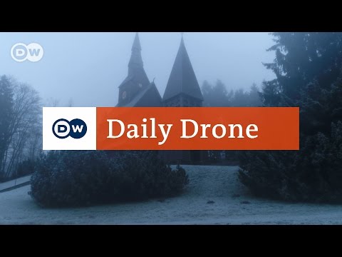 #DailyDrone: Gustav Adolf Stave Church, Goslar