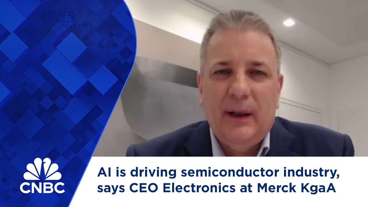 AI is driving semiconductor industry, says CEO Electronics at Merck KgaA