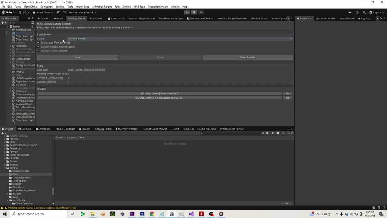 Unity Missing Scripts Cleaner – Fix Broken Components FAST (FREE Tool)