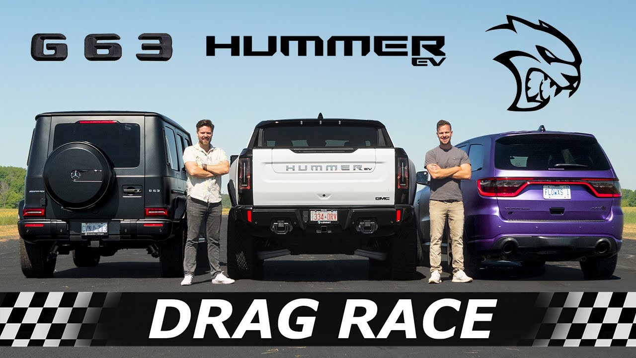 2022 Hummer EV Drag Races Two Fast SUVs, It's Watts to Freedom vs ICE ...