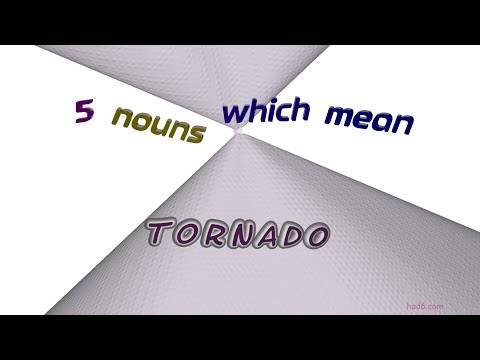tornado - 7 nouns synonym of tornado (sentence examples)