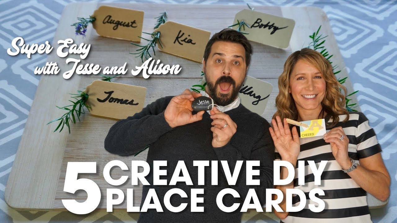 5 Creative DIY Place Cards