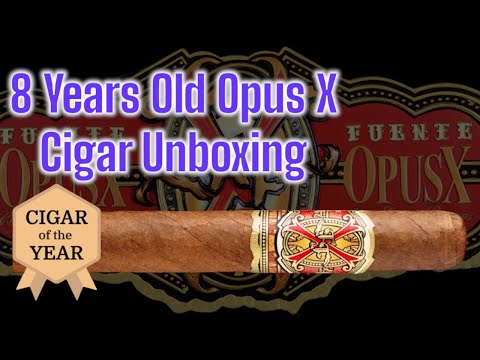 Unboxing 8 year old Fuente Fuente Opus X Reserva D’ Chateau | Cigar of the year & Rare find #asmr