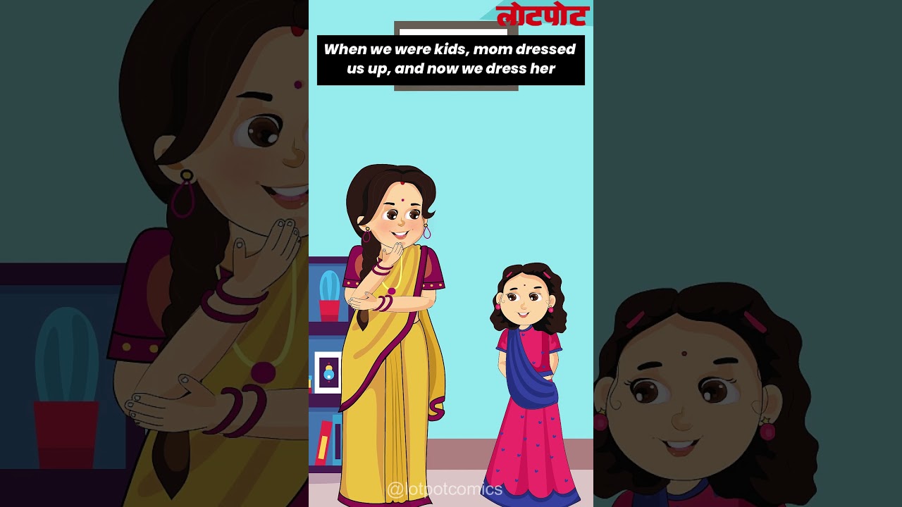 Full Circle of Love: From Mom Dressing Us to Us Dressing Her | Heartfelt Animation