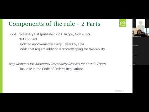 SQF and the Food Traceability Final Rule