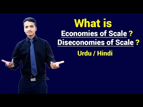 What is Economies of Scale & Diseconomies of Scale ? Urdu / Hindi