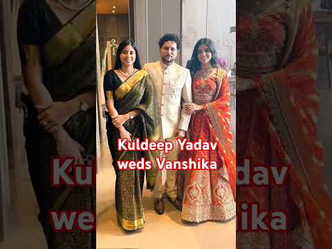 kuldeep Yadav weds Vanshika childhood friend with Ring 💍 ceremony