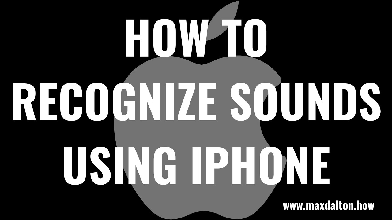 How to Recognize Sounds Using iPhone