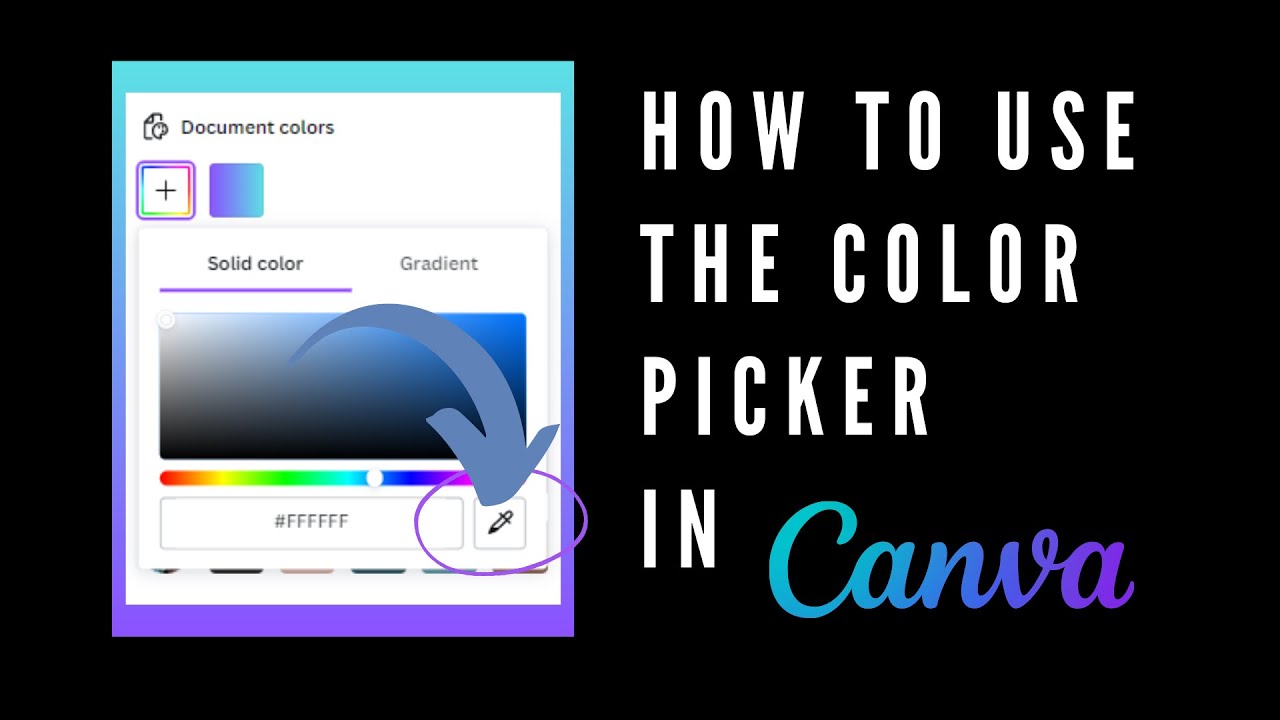How to use the Color Picker in Canva