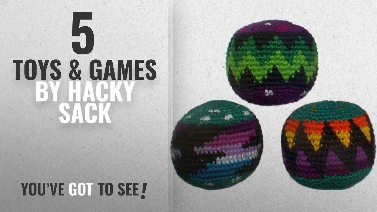 Top 10 Hacky Sack Toys & Games [2018]: Set of 3 Hacky Sacks, Assorted Colors
