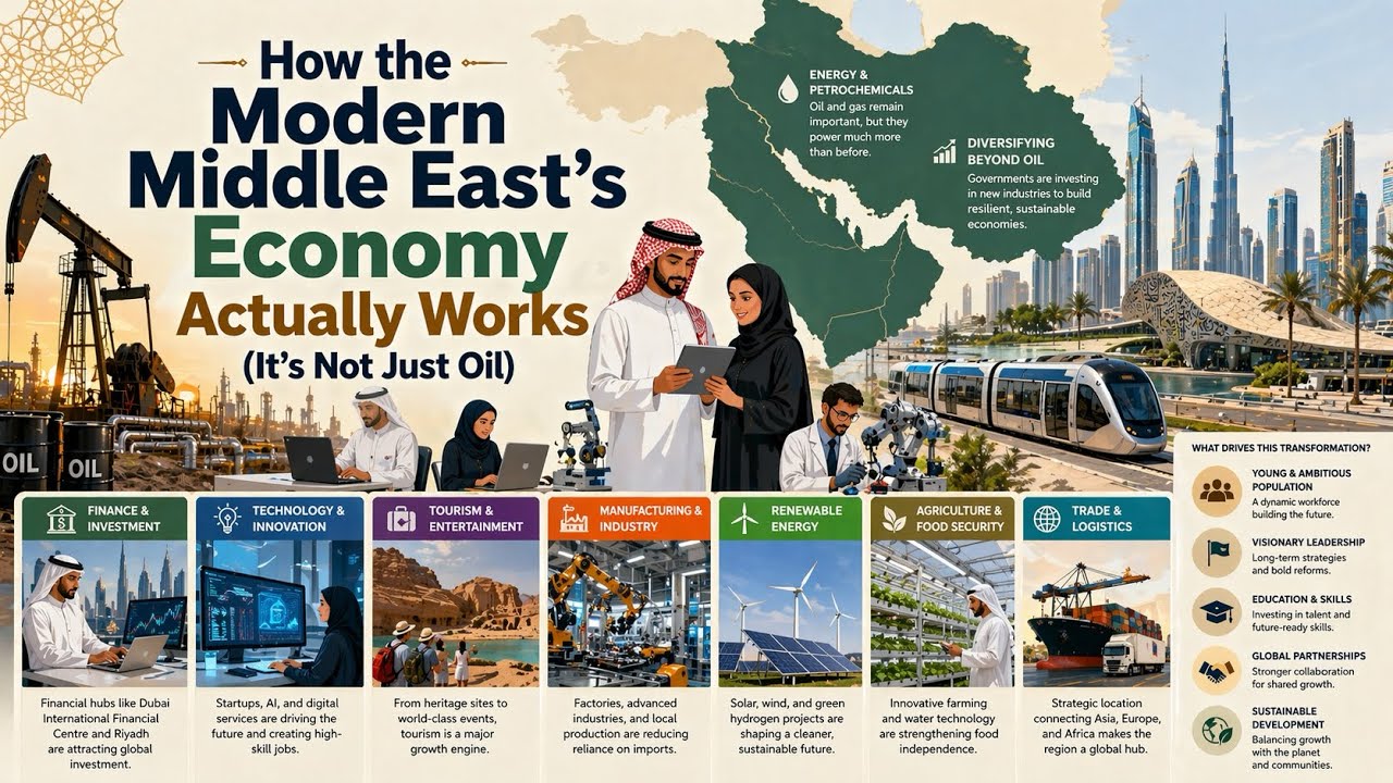 How the Modern Middle East's Economy Actually Works ( It’s Not Just Oil )