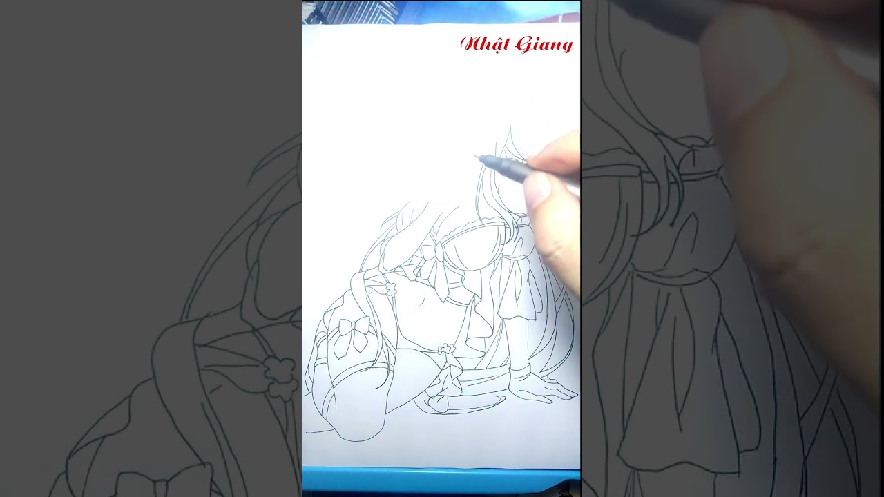 Draw Rias in High school dxd