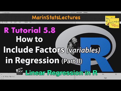 Categorical Variables in Linear Regression in R; Example #2 (R Tutorial ...