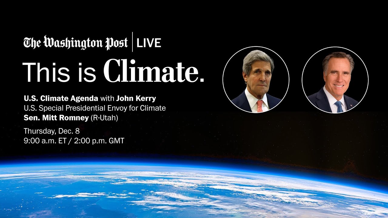 John Kerry and Sen. Mitt Romney on U.S. climate policies and energy innovation