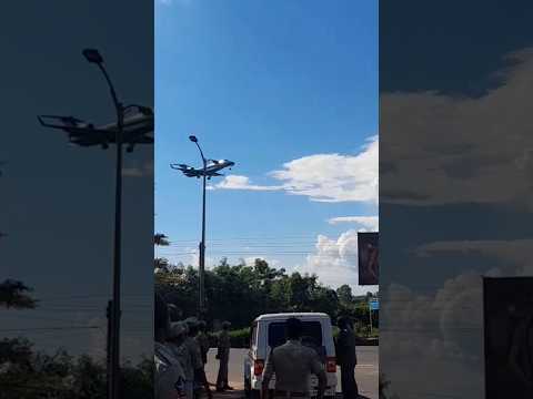 flight landing on Vijayawada airport | #shorts | #shortsfeed | #flights | Vijayawada airport