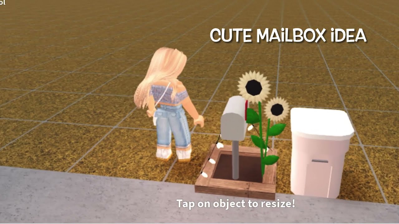 cute mailbox idea ( bloxburg )