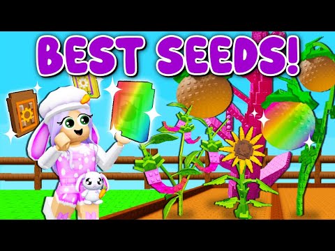 Getting THE BEST SEEDS In GROW A GARDEN! (Roblox)