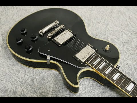 1990's Fernandes Burny RLC-70 LP Custom Black ALL Mahogany | Reverb
