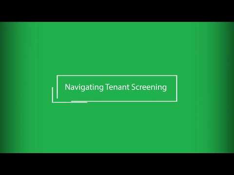 Applicant Screening Tutorial