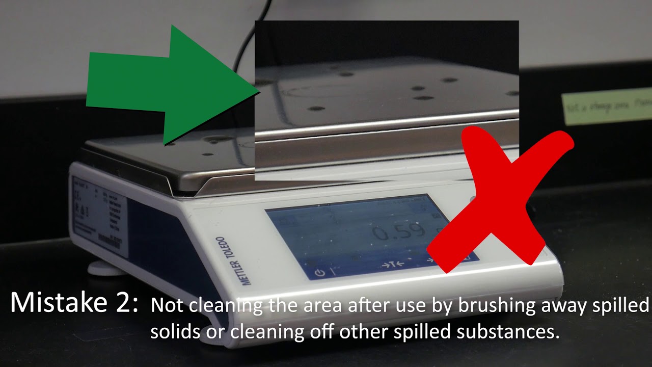 Water Sciences Laboratory Tutorial: Video Balance Common Mistakes