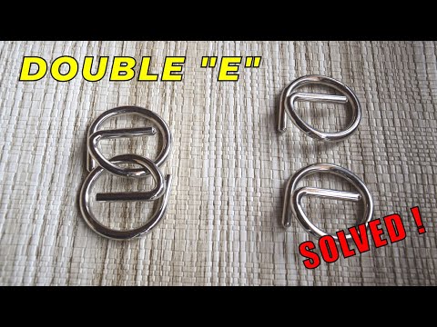Solving the Double E or Twister Metal Puzzle #shorts