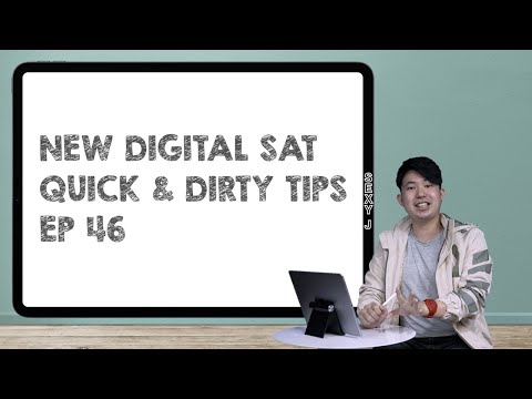 New Digital SAT Reading Data Utilization Question. Quick & Dirty Tip 46