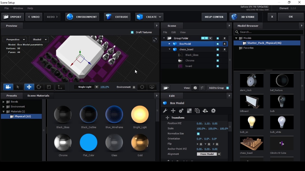 CUBE WITH TAB ELEMENT 3D [TUTORIAL AFTER EFFECTS]
