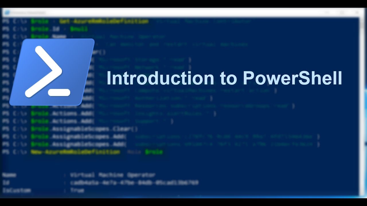 Part 2. Introduction to PowerShell - PowerShell Tutorial