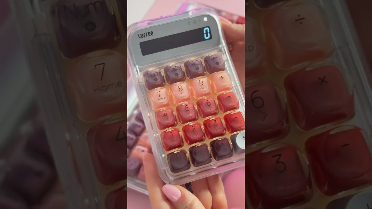 [AD] Matching lipstick number pad to go with the keyboard! 💄[AD]