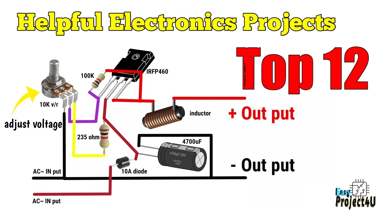 Top 12 Unique and Helpful Electronics Projects for Beginners