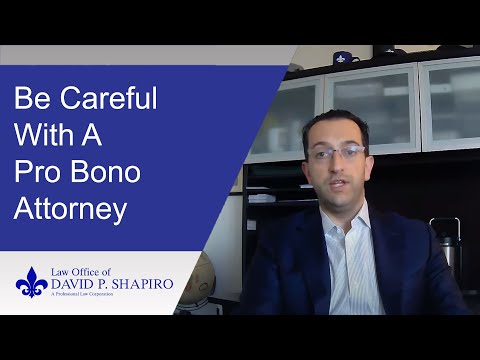 Does Your Pro Bono Attorney Have Any Criminal Law Experience?
